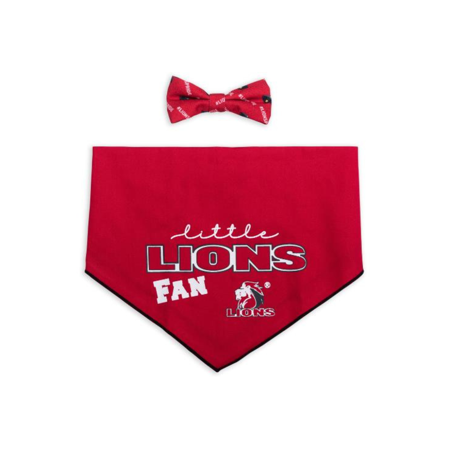 Bow Tie & Bandana Set Official Licensed Lions – Good Boi Club