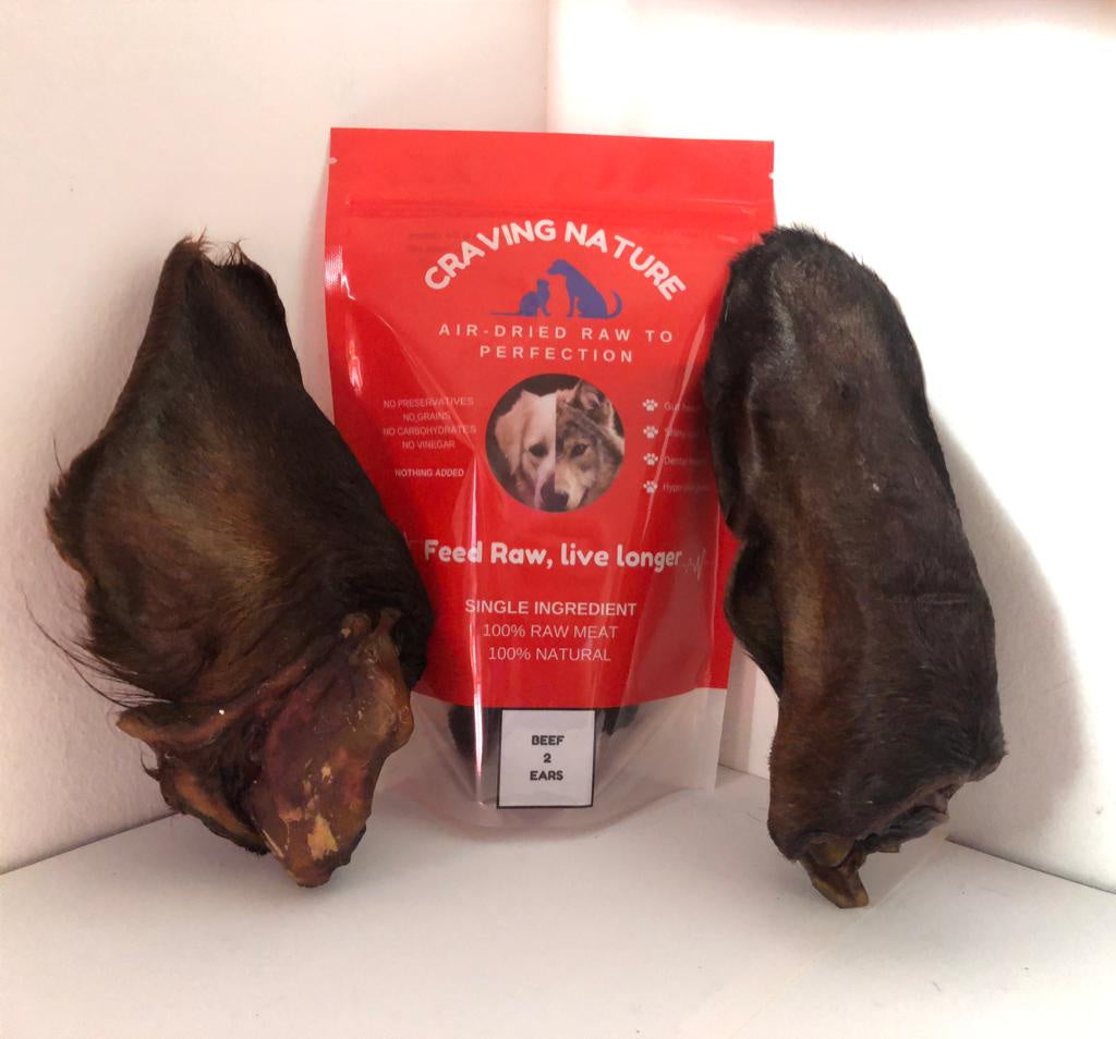Craving Nature Beef Ears (Packet of 2) – Good Boi Club